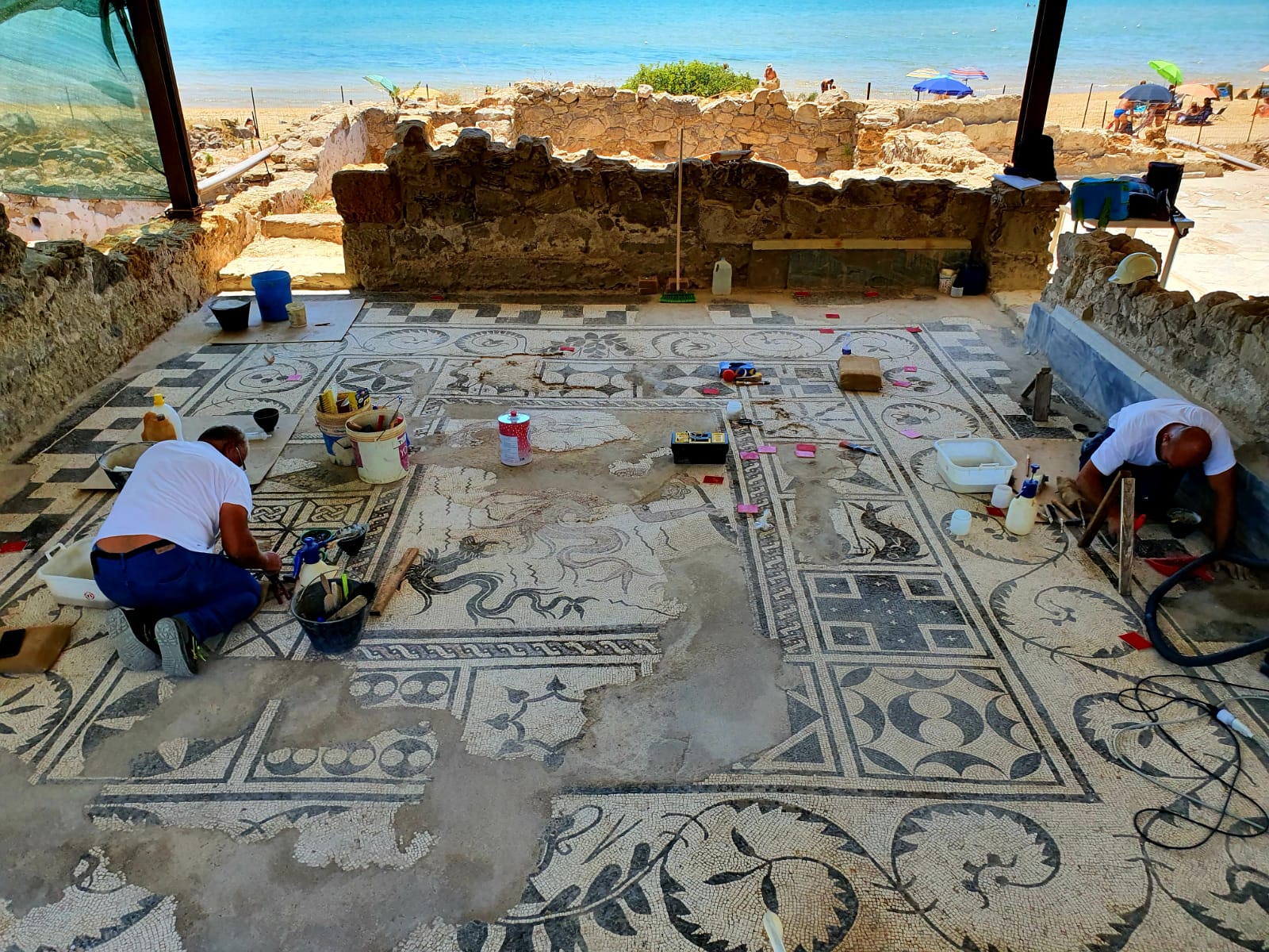 ARCHEOLOGIA / Sicilia, riapre al pubblico la villa romana di Durrueli a Realmonte (Agrigento ...