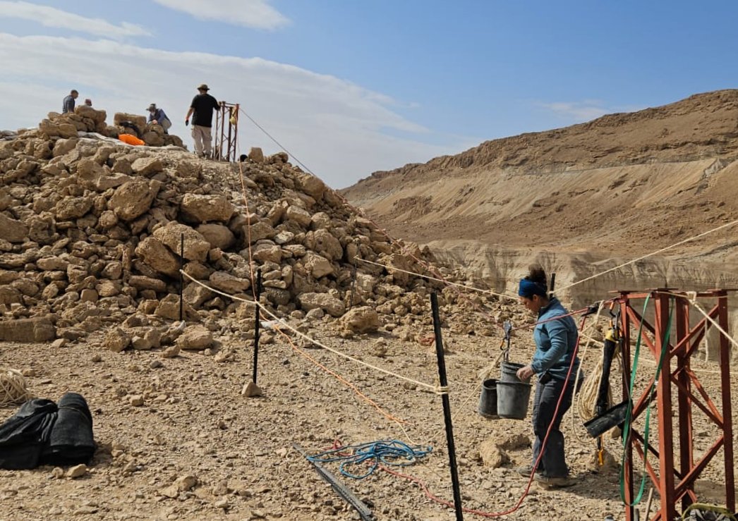 Archaeologists discover massive 2,200-year-old pyramid in Judean Desert